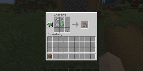 Minecraft - Cómo fabricar una Cuerda o Correa - The Arcader